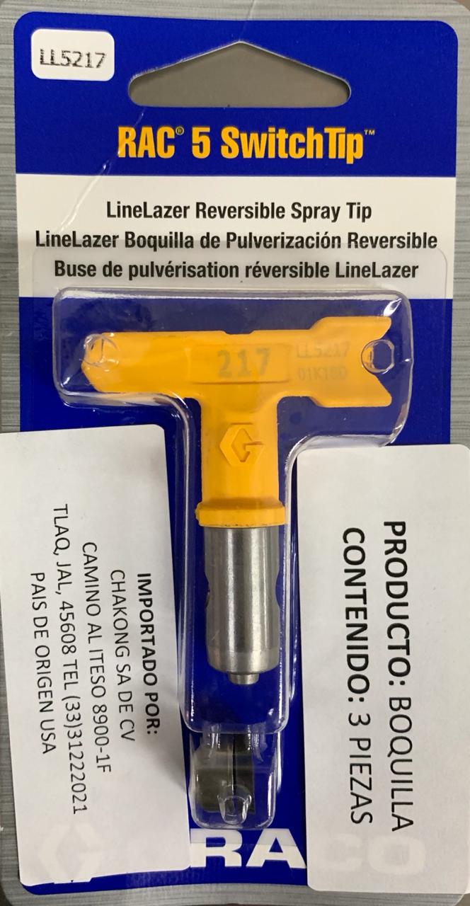 Boquilla Graco amarilla RAC 5 LL5217 - Pintalíneas