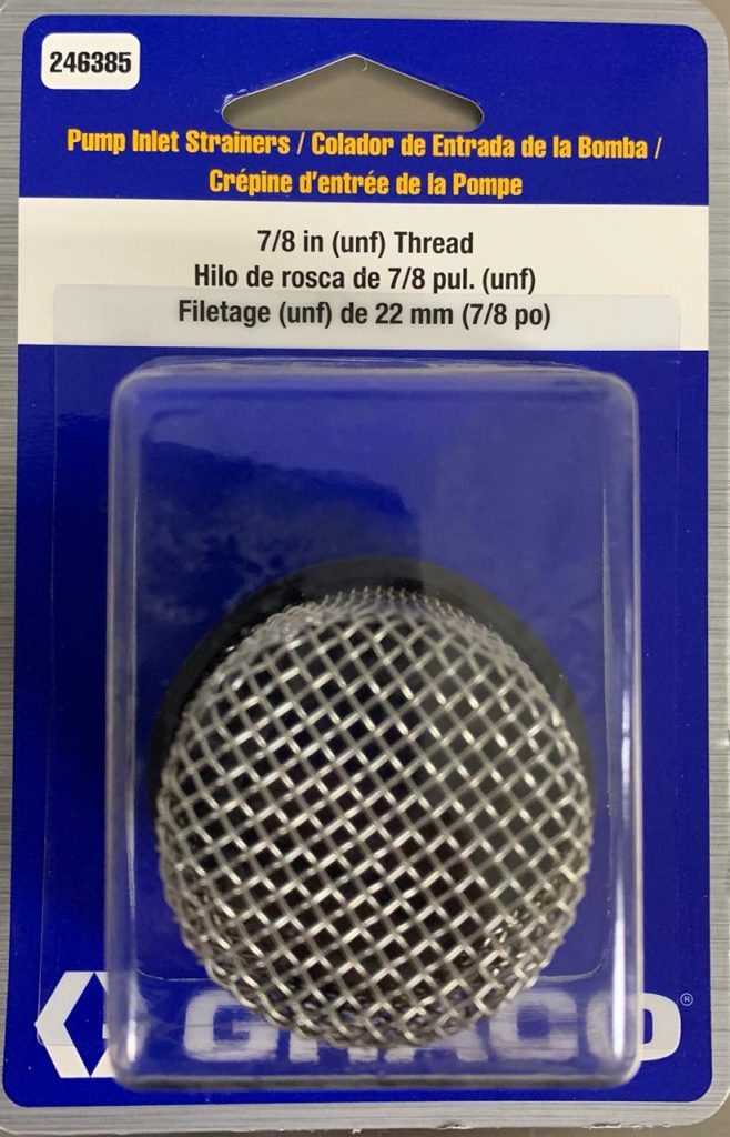 Filtro de succión Graco 246385 - Pintalíneas México
